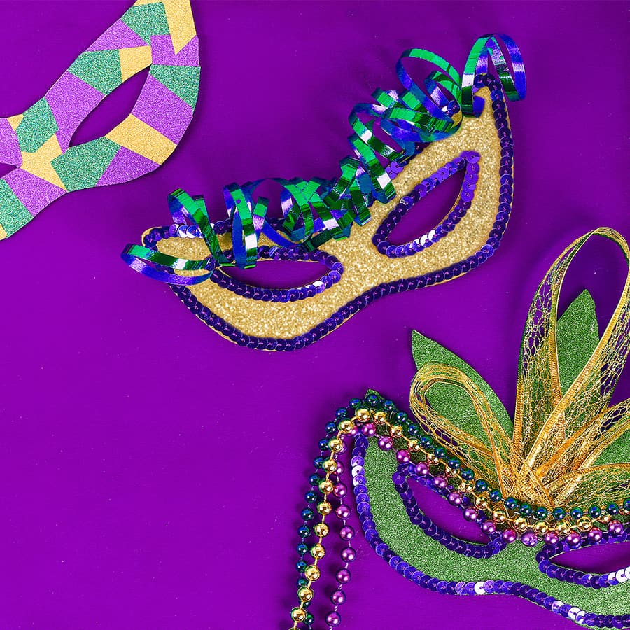 Easy Mardi Gras Mask Designs